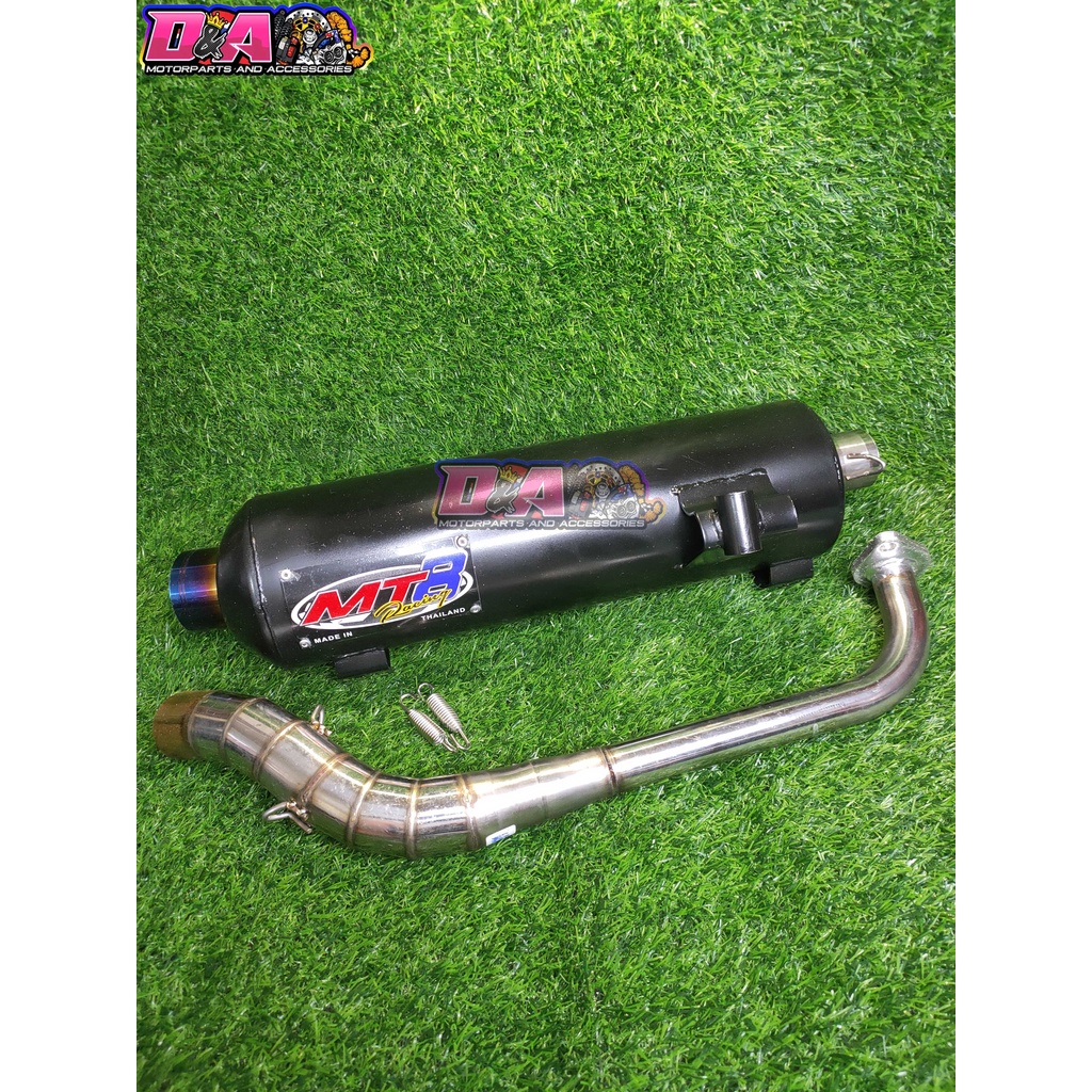 MT8 PIPE YAMAHA AEROX 155 V1 TITANIUM TIP BIG ELBOW NEW LOGO ORIG ...