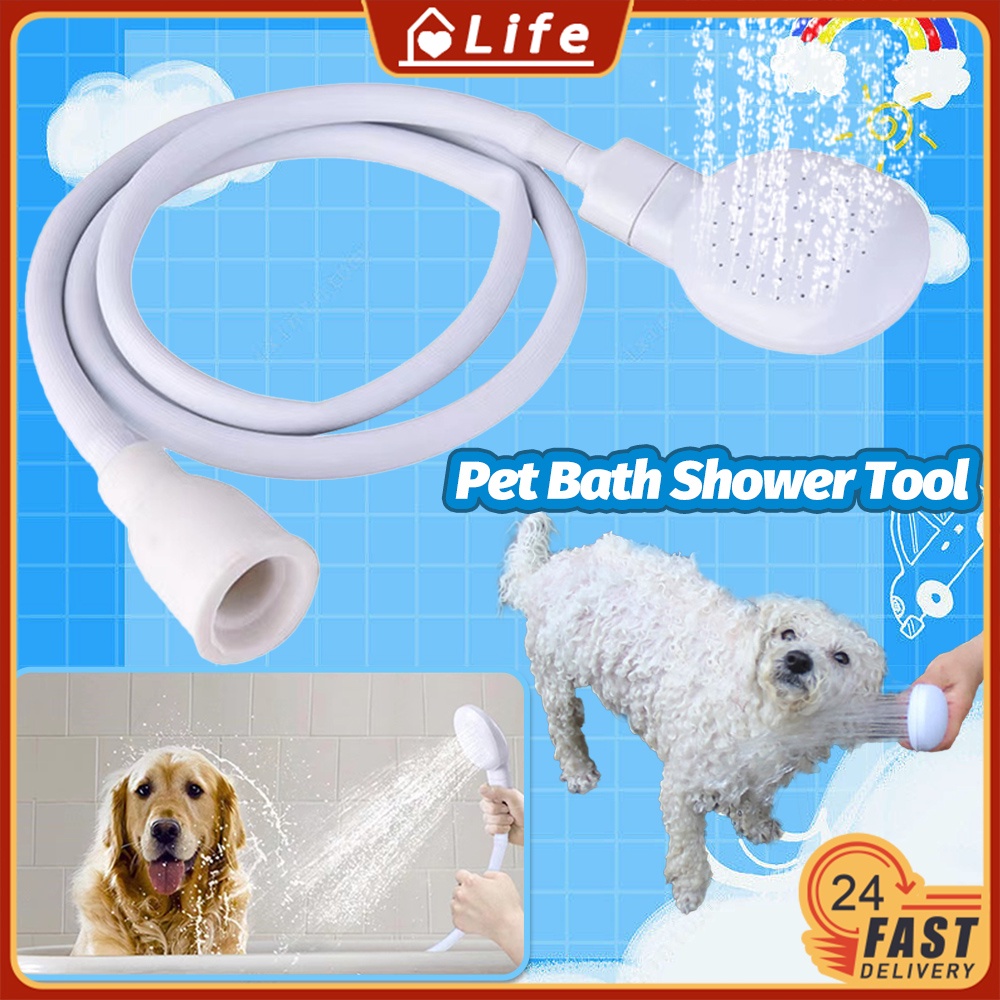 Pet Bathing Shower Tool Pet Dog Cat Cleaning Washing Bath Sprayers Pet ...