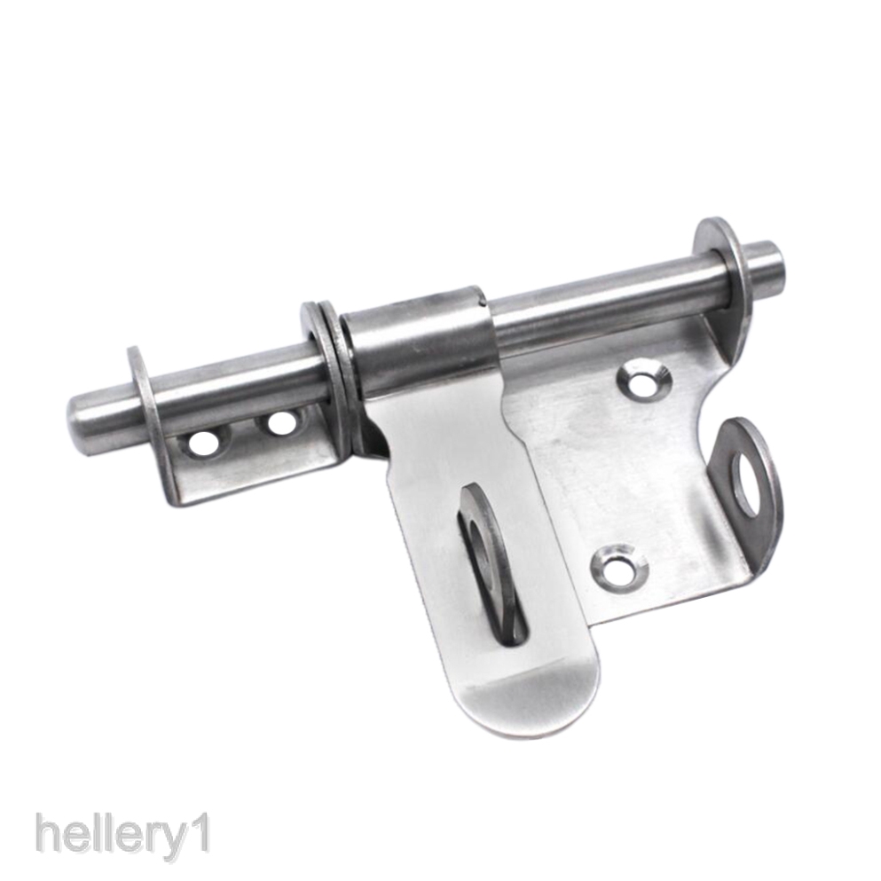 [HELLERY1] Sliding Bolt Gate Latch Heavy Duty Stainless Steel Barrel ...