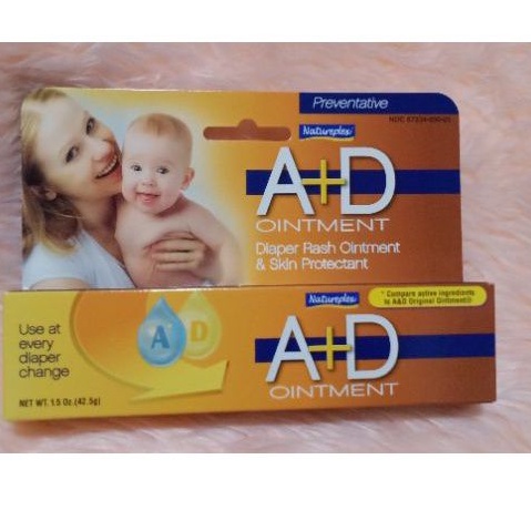 Natureplex A+D Ointment Diaper Rash ointment and Skin Protectant 42.5g ...