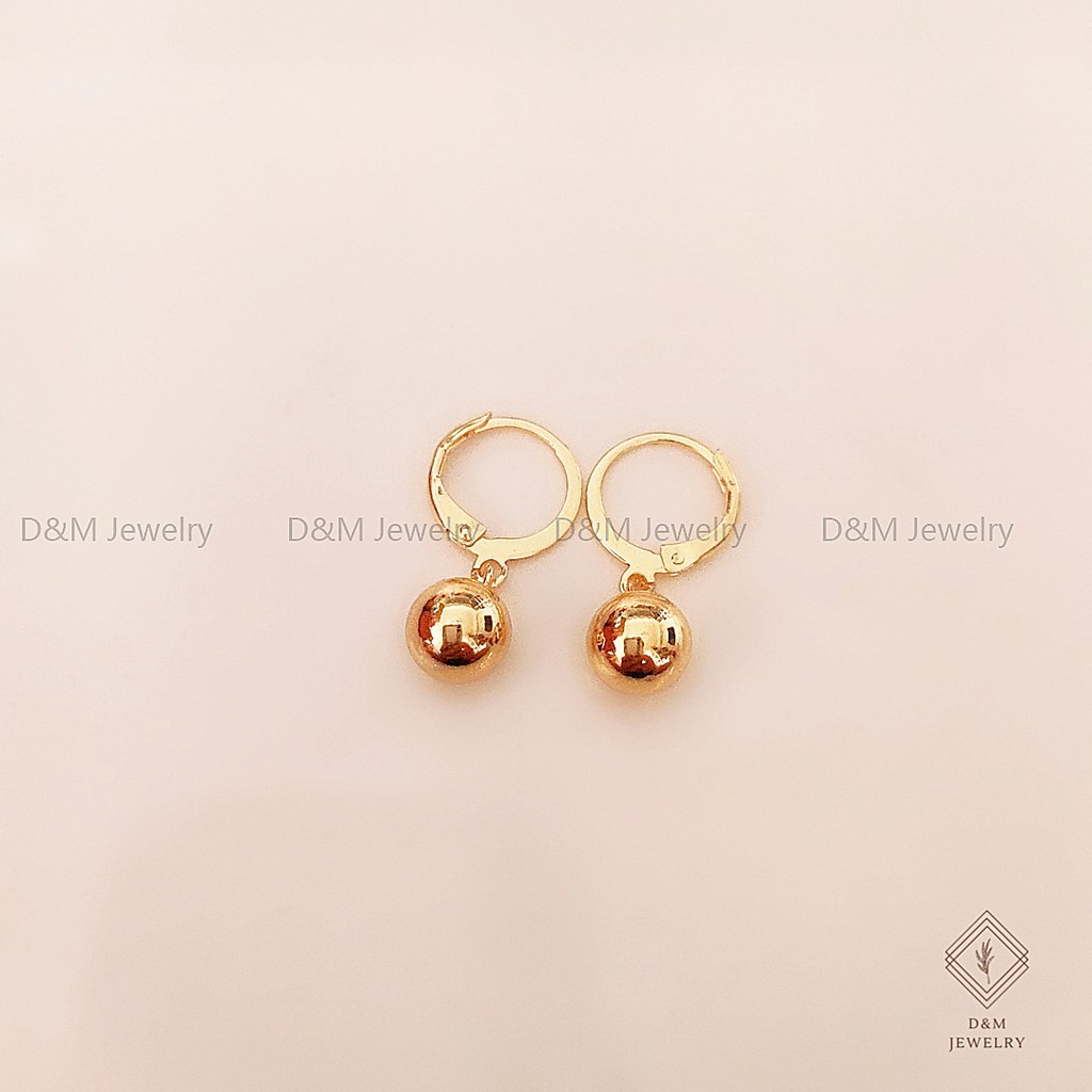 D&M Jewelry 24K Bangkok Gold plated Drop earrings | Shopee Philippines