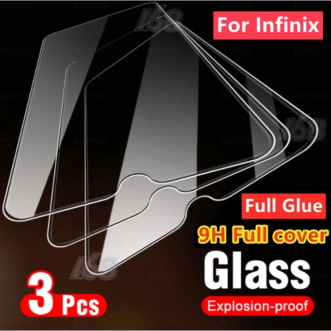 Infinix Note 12 G96 Tempered Glass Full Cover Screen Protector 9H ...