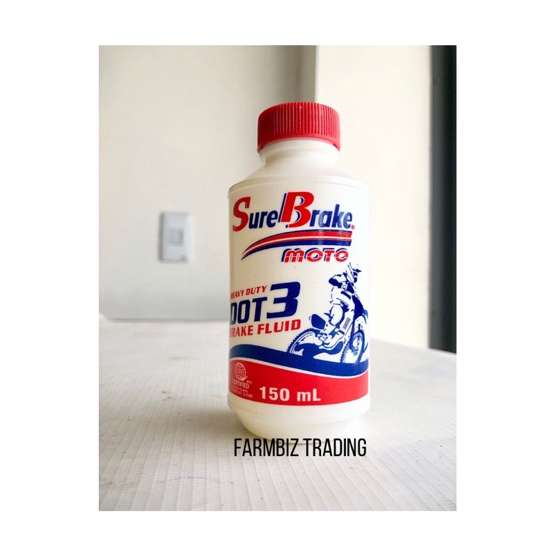 SURE BRAKE DOT3 150mL HEAVY DUTY BRAKE FLUID | Shopee Philippines