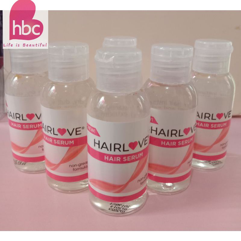 Hbc Hairlove Hair Serum non-greasy formula 15ml | Shopee Philippines