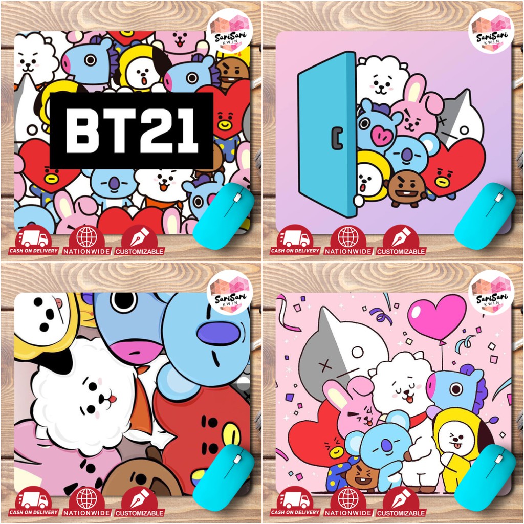 BT21 Mousepad | BT21 Mouse pad | Shopee Philippines