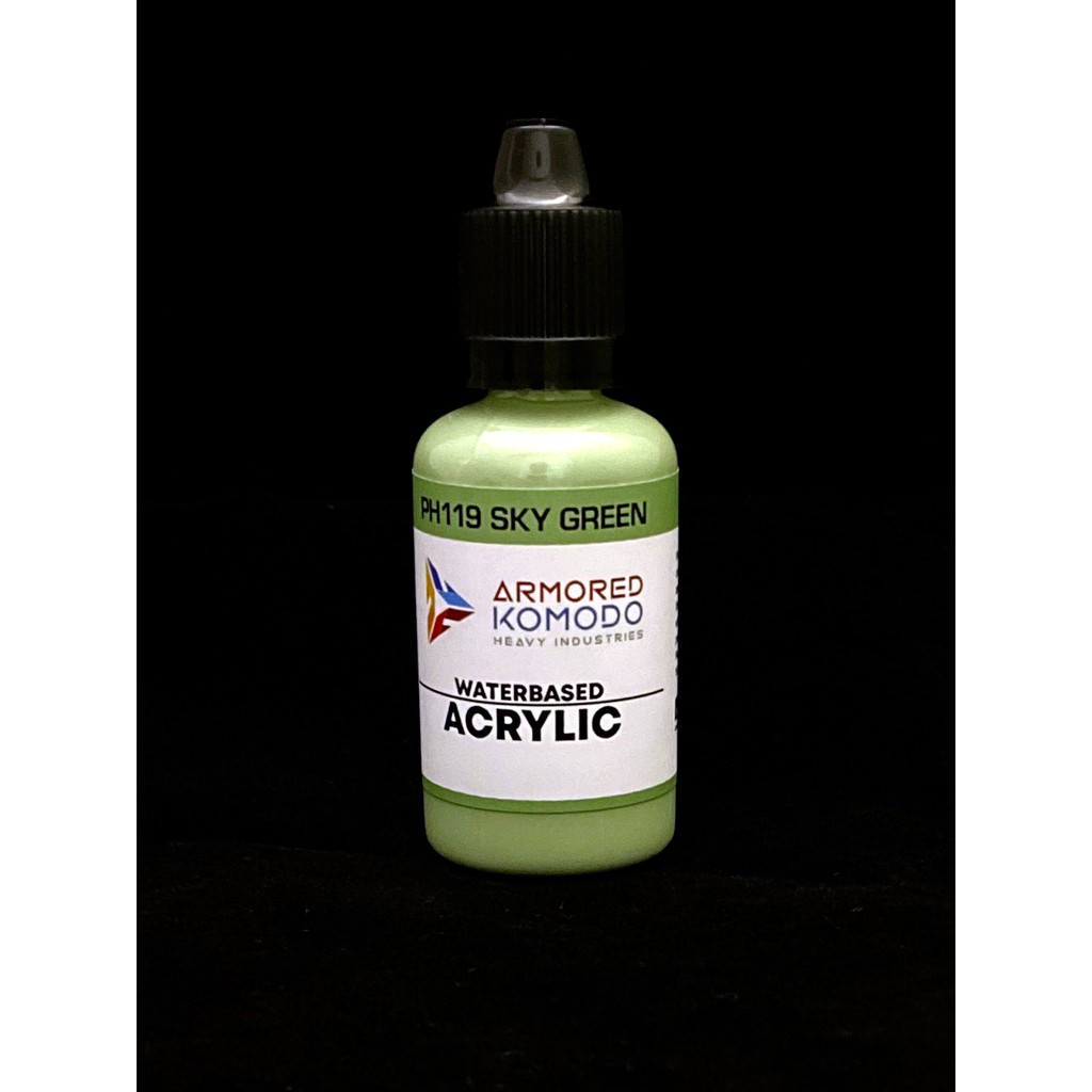 ArKom: PH119 Sky Green Waterbased Acrylic Paint Armored Komodo | Shopee ...