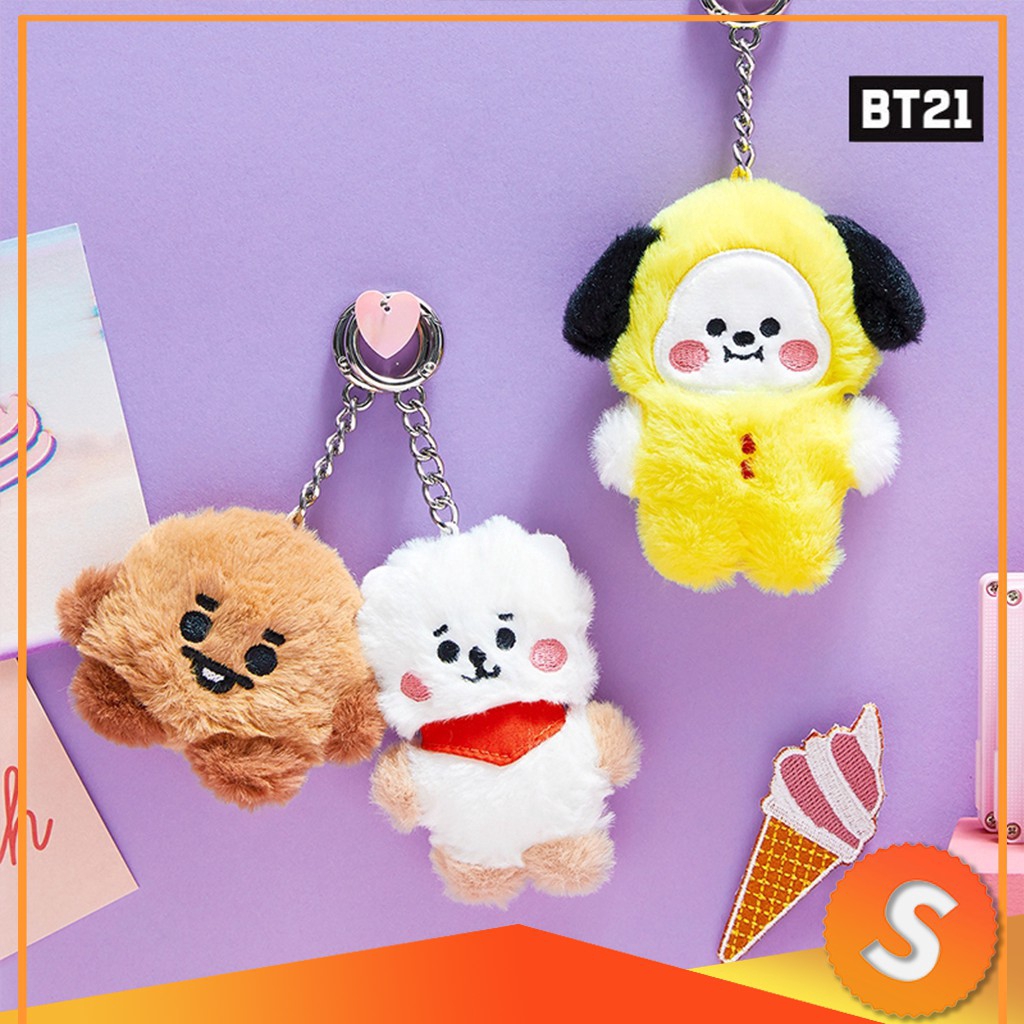 [Ready Stock]KPOP BTS BT21 KPOP BTS Keychain Baby Keychain Cute Cartoon ...