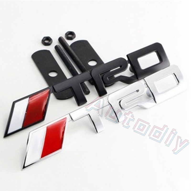 1 X TRD Sport Side Fender Nameplate Rear Trunk Emblem Badge Sticker TRD ...