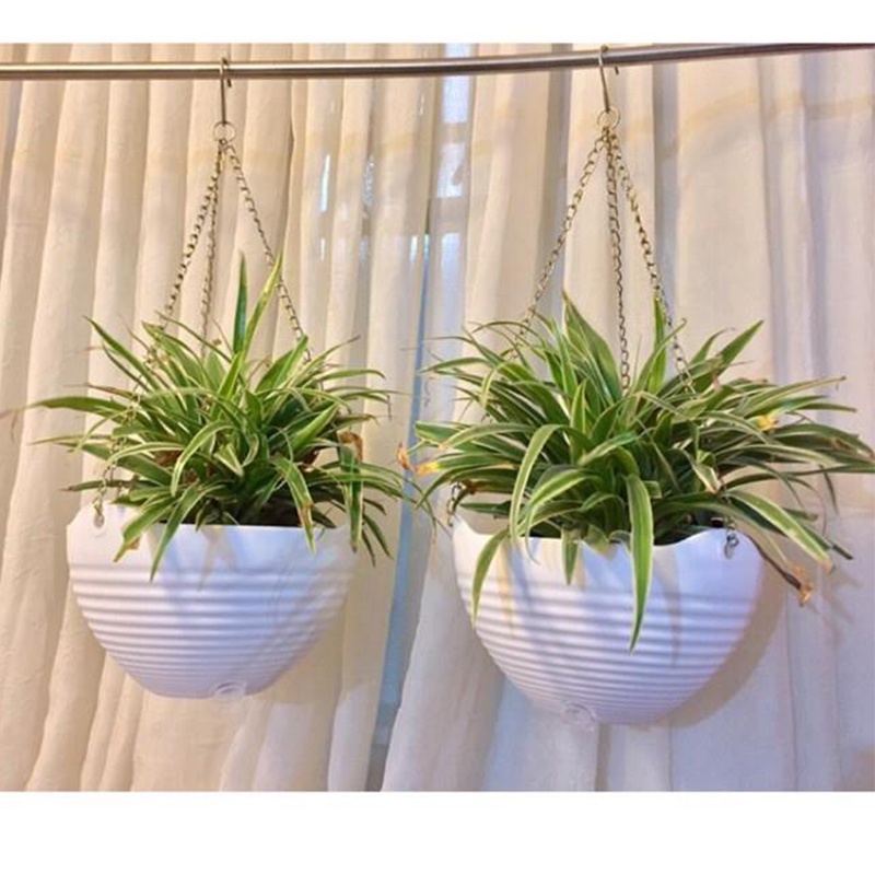 Flower pot gardening plastic flower pot indoor and outdoor decorative ...