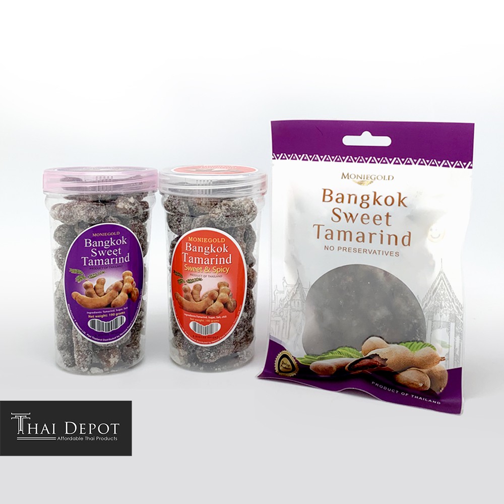 Moniegold Bangkok Preserve Tamarind 190g and 80g | Shopee Philippines