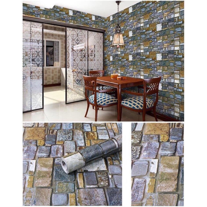 Wallpaper waterproof sticker 10m*45cm | Shopee Philippines