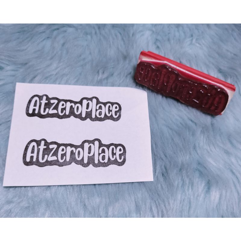 customized rubber stamp wood handle rectangle | Shopee Philippines