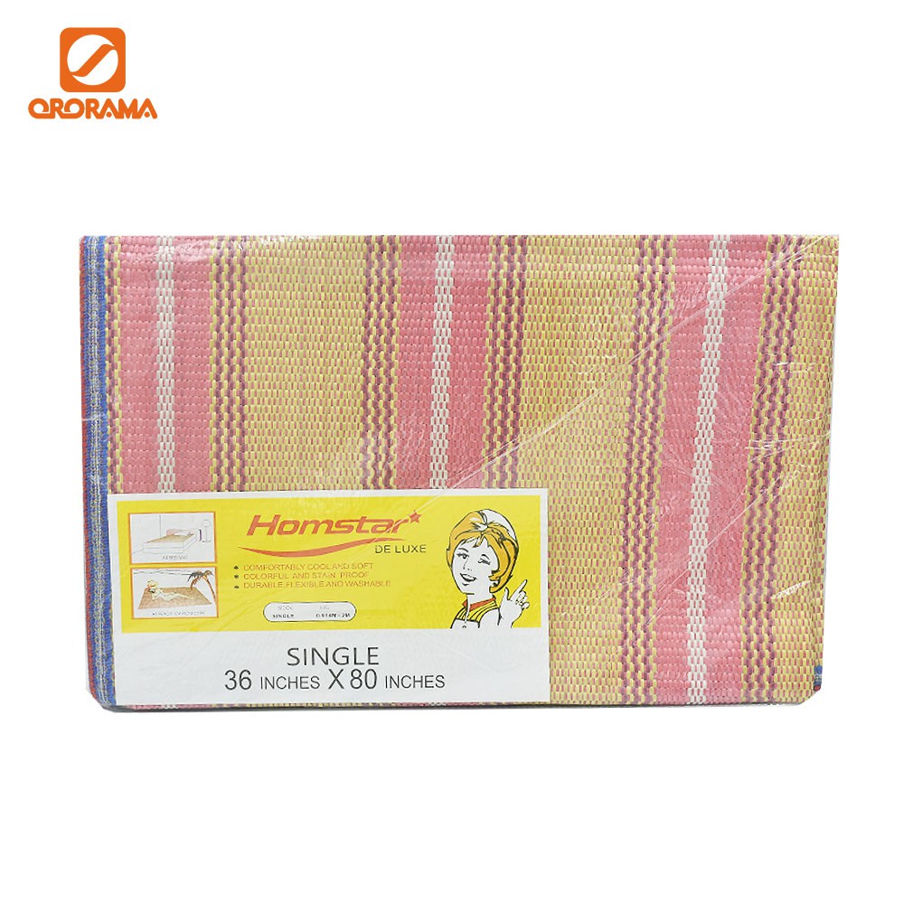 MAT BANIG PLASTIC MAT SINGLE 36"X80" HOMSTAR BRAND WASHABLE MAT ...