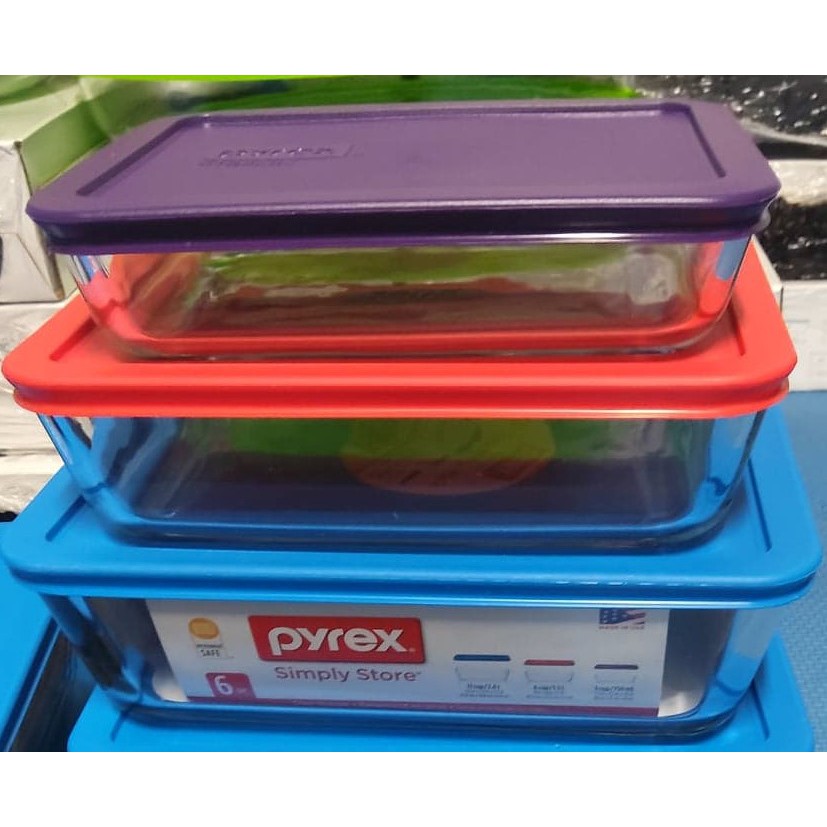 Pyrex 6 Piece Coloured Set- UniTop