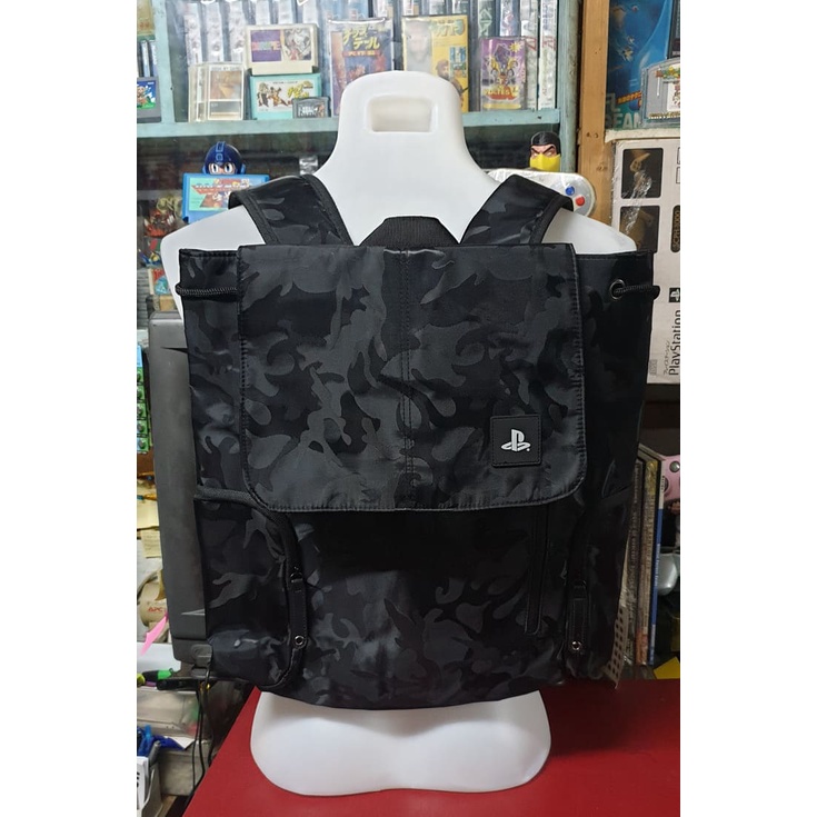PlayStation PS4 Slim Backpack Bag - Black Camo (Original) BNEW | Shopee ...