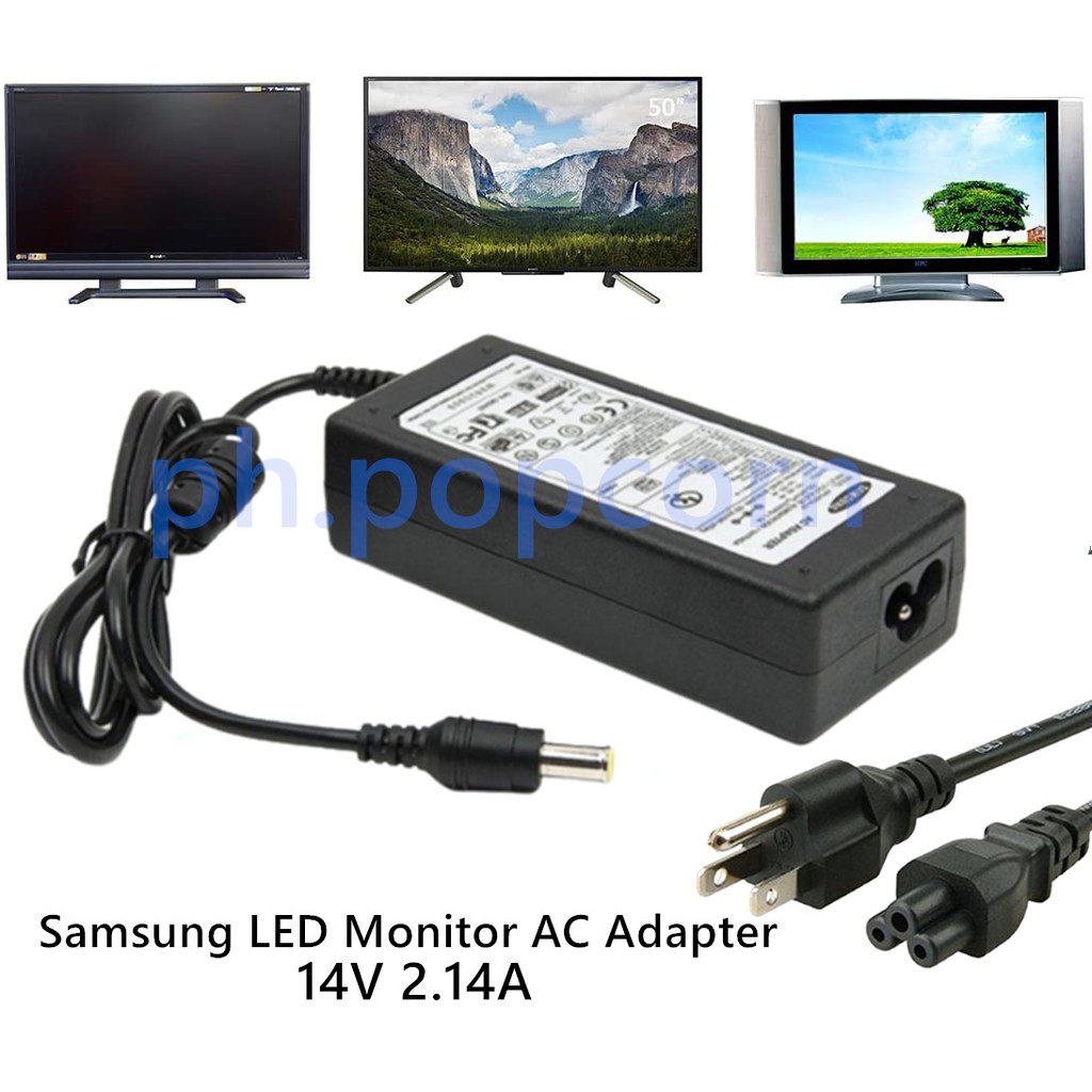 Samsung 14v 2.14a Led Lcd Monitor Tv Charger Adapter | Shopee Philippines