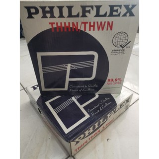 Philflex brand THHN standard copper wire,150meter/box. 14/7 2.0mm, 12/7 ...