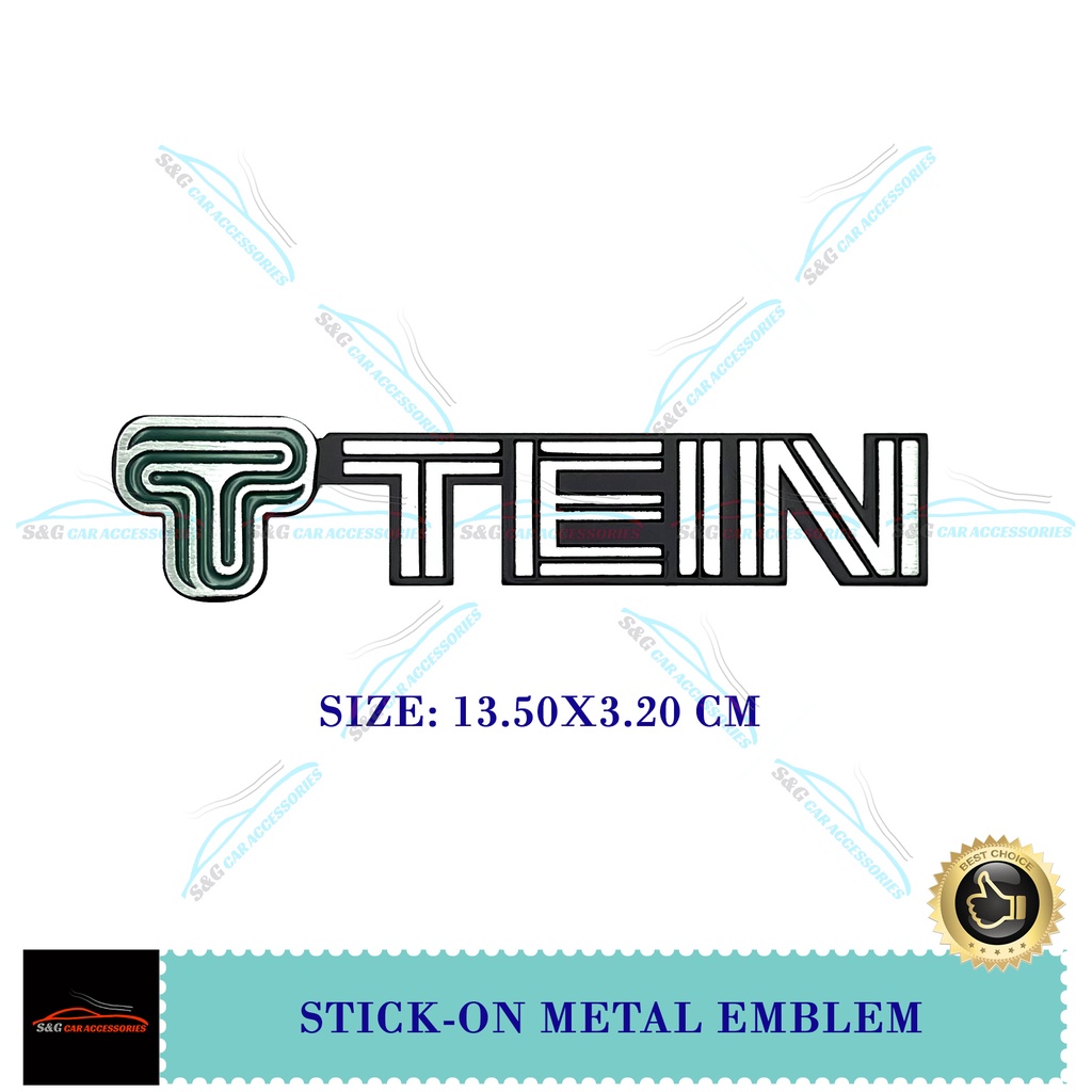 TEIN 3D Metal Emblem Badge Decal | Shopee Philippines