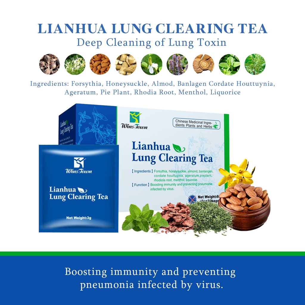 Lianhua Lung Clearing Tea Boosting Immunity & Preventing Pneumonia ...