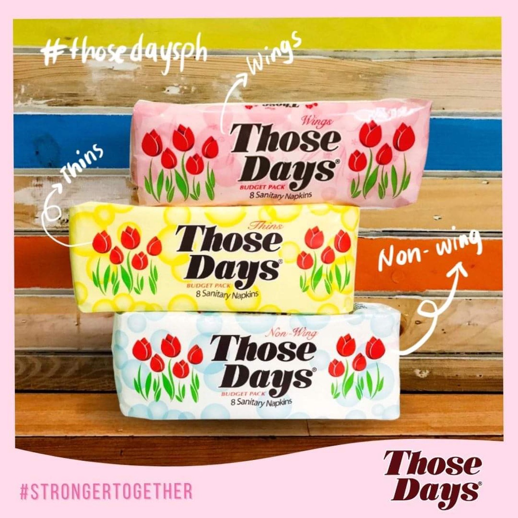 Those Day's Napkin (8 Sanitary Napkins) | Shopee Philippines
