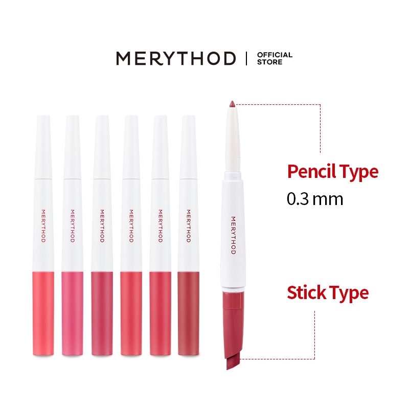 MERYTHOD Reel-Edge Dual Lipstick | Shopee Philippines