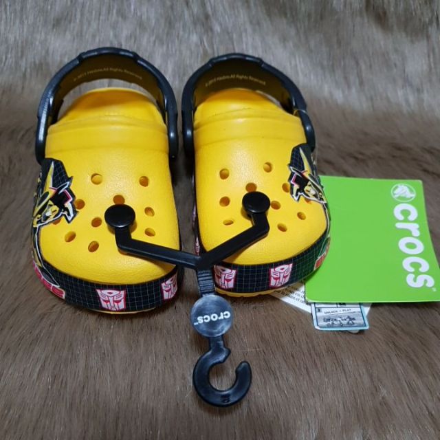 Crocs Crocband Transformers Bumblebee Clog Sandal Yellow Toddler ...
