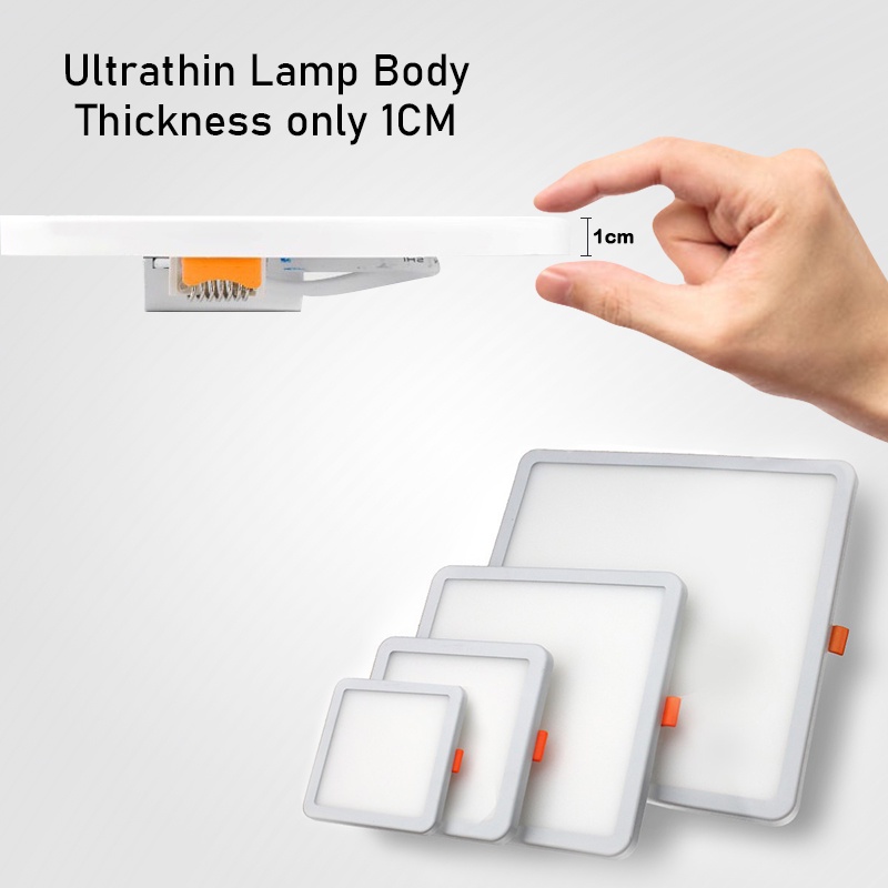 Square Led Recessed Ceiling Panel Light | Shelly Lighting