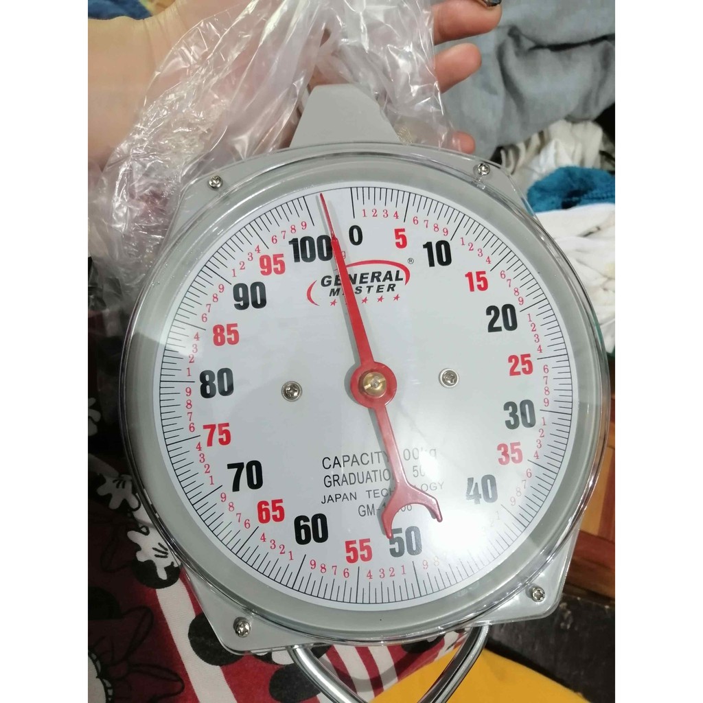 General Master Dial/Analog Scale 50kg or 100g Hanging Scale | Shopee ...