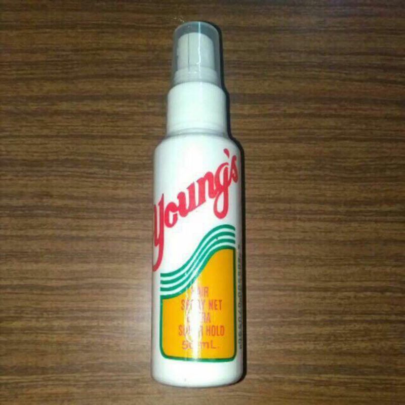 young's hair spray net Isa pcs 50ml | Shopee Philippines