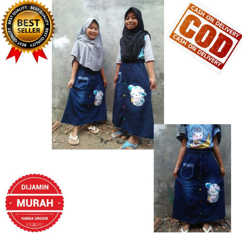 Rok JEANS Children Character Feather / LEVIS Children Skirt / Children ...