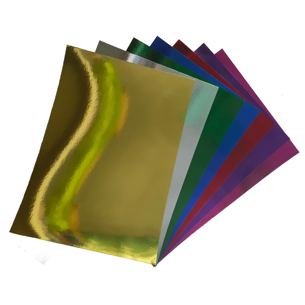 160 GSM Metallic Board I Mirror Board A4 Size I Per Piece | Shopee ...