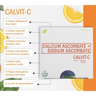 Calvit-C 100 Capsules by Jc Premiere | Shopee Philippines