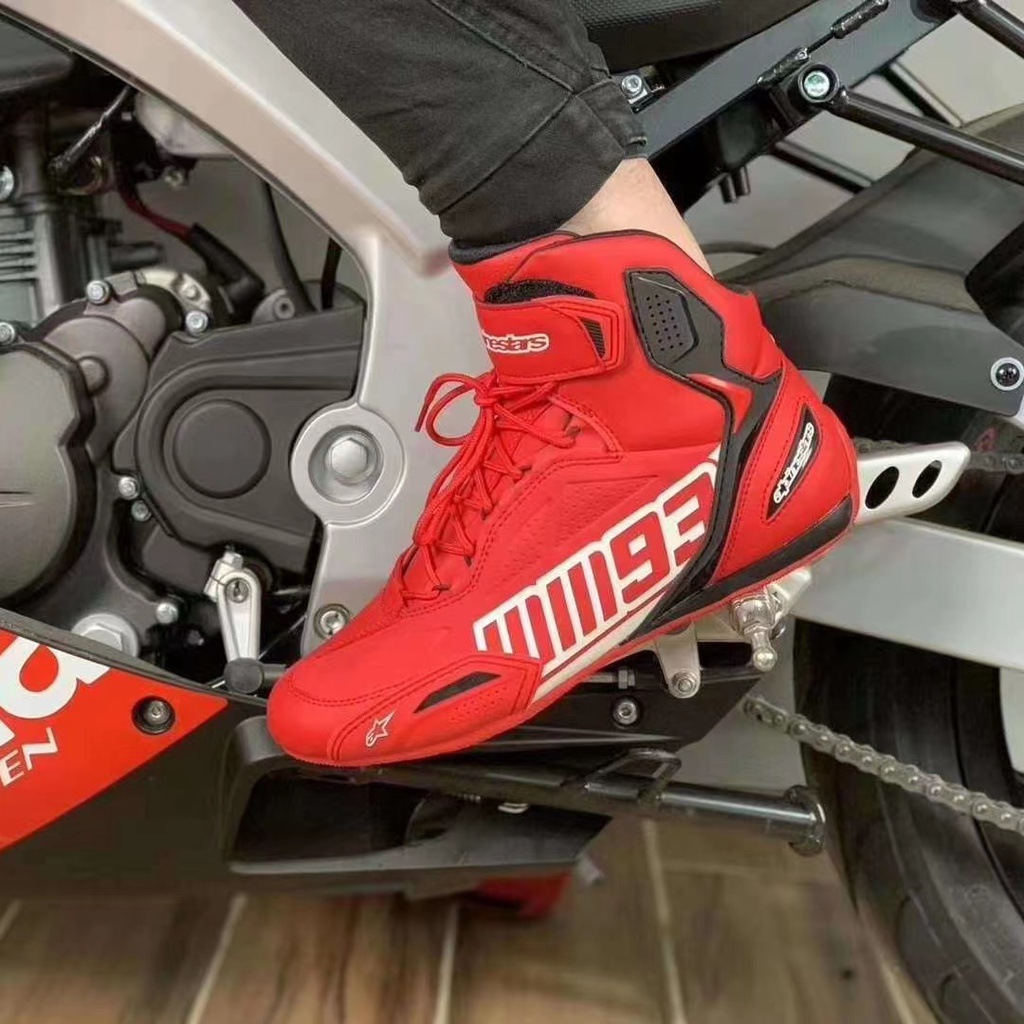 A-star Alpinestars Marquis 93 joint limited motorcycle riding boots ...