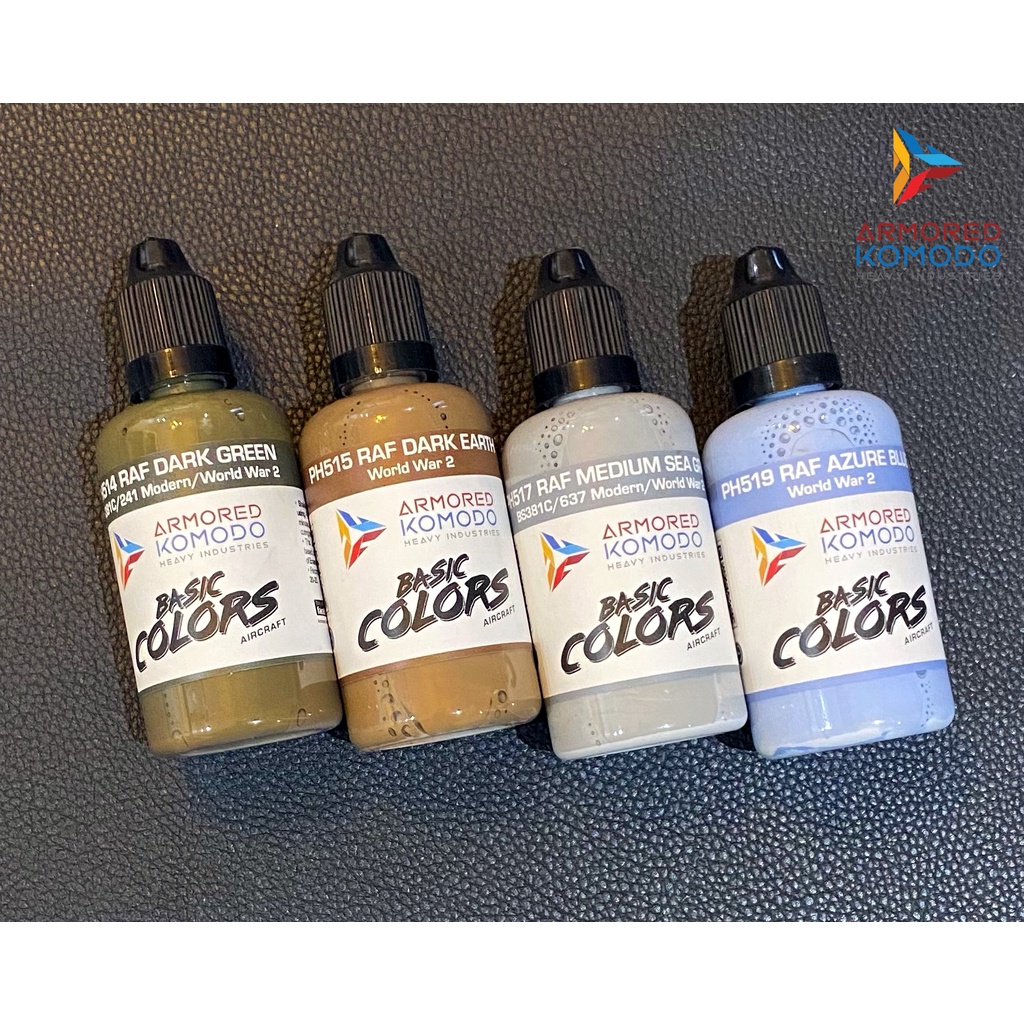 RAF South East Asia Air Command WW2 Aircraft Colors Set of 4 Airbrush ...