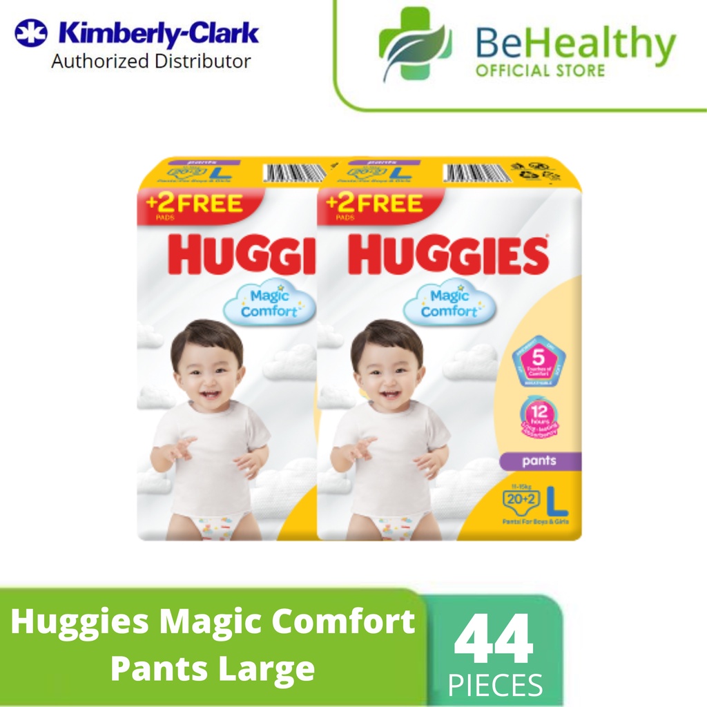 Huggies Magic Comfort Pants Large (eco pack) - 44 pcs | Shopee Philippines