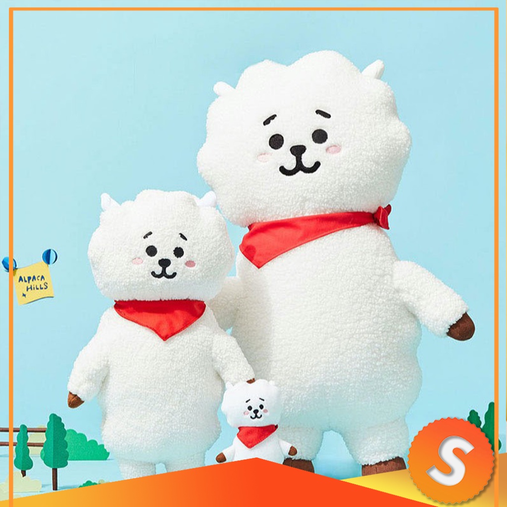 KPOP BT21 RJ Doll 56cm Kawaii RJ Standing Doll JIN Plush Doll Cartoon ...