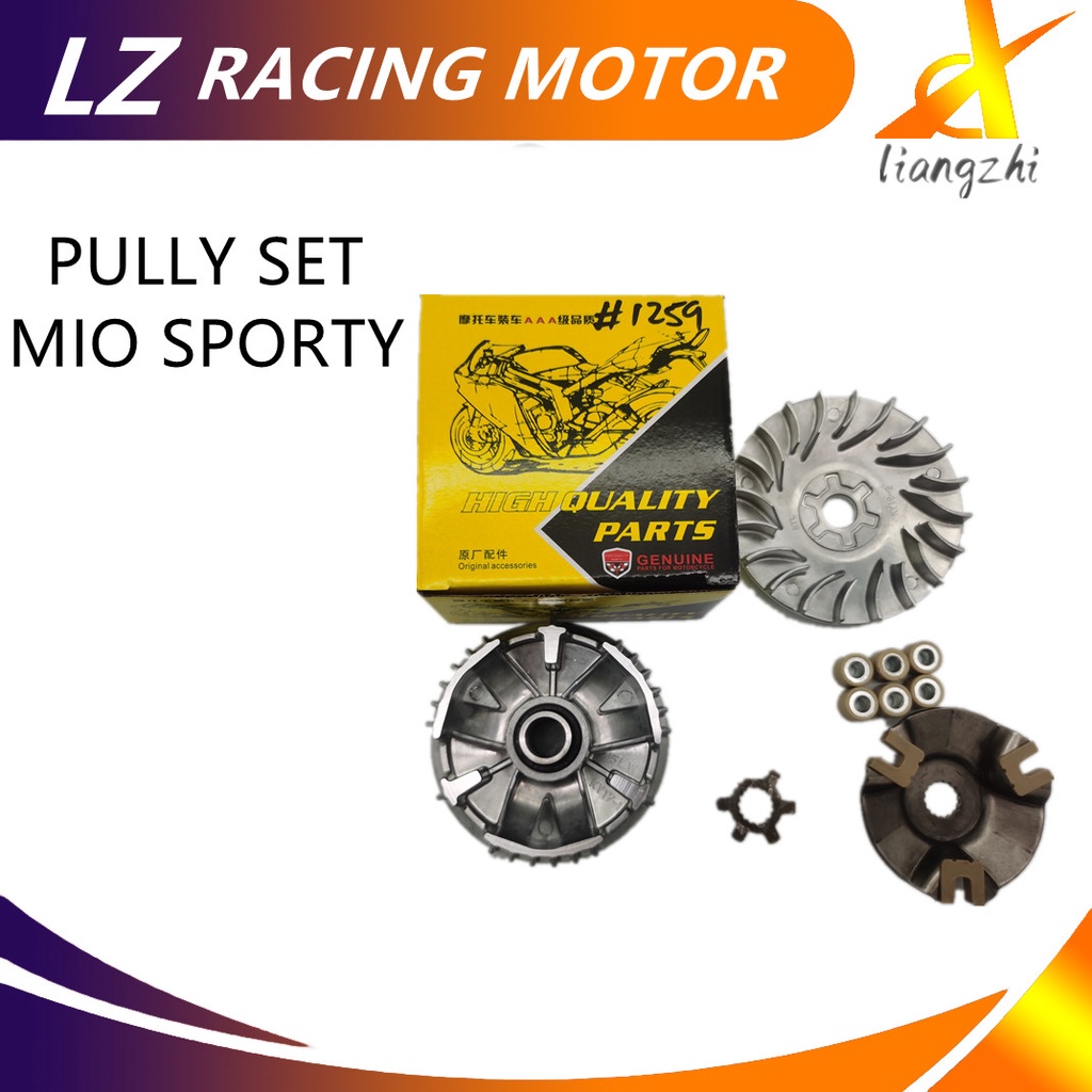 MOTORCYCLE PARTS MIO SPORTY PULLEY SET WITH DRIVE FACE | Shopee Philippines