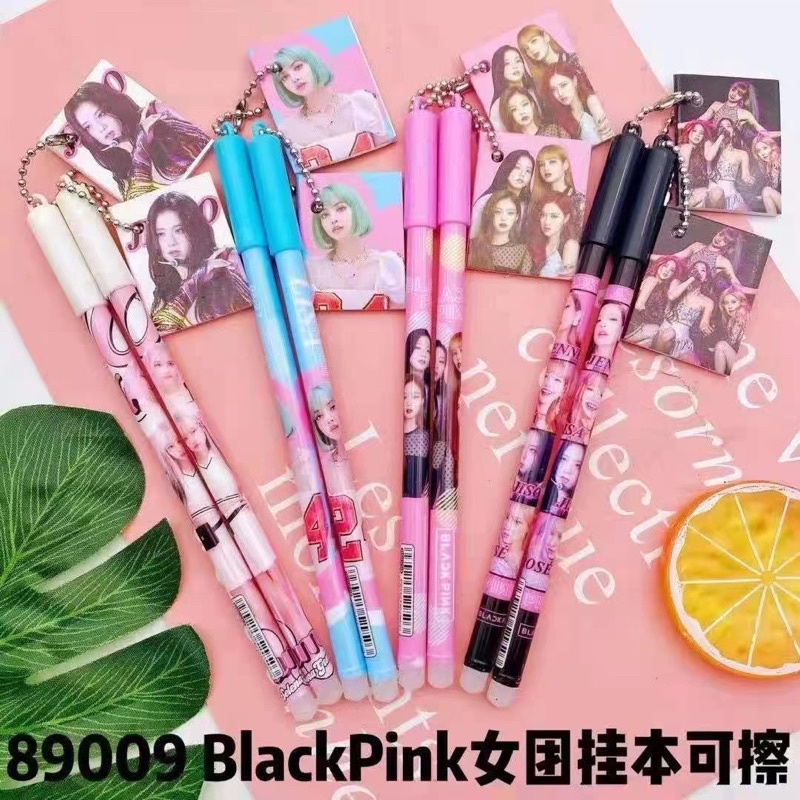 Black Pink 12pcs balck ink sign pen #89009 | Shopee Philippines