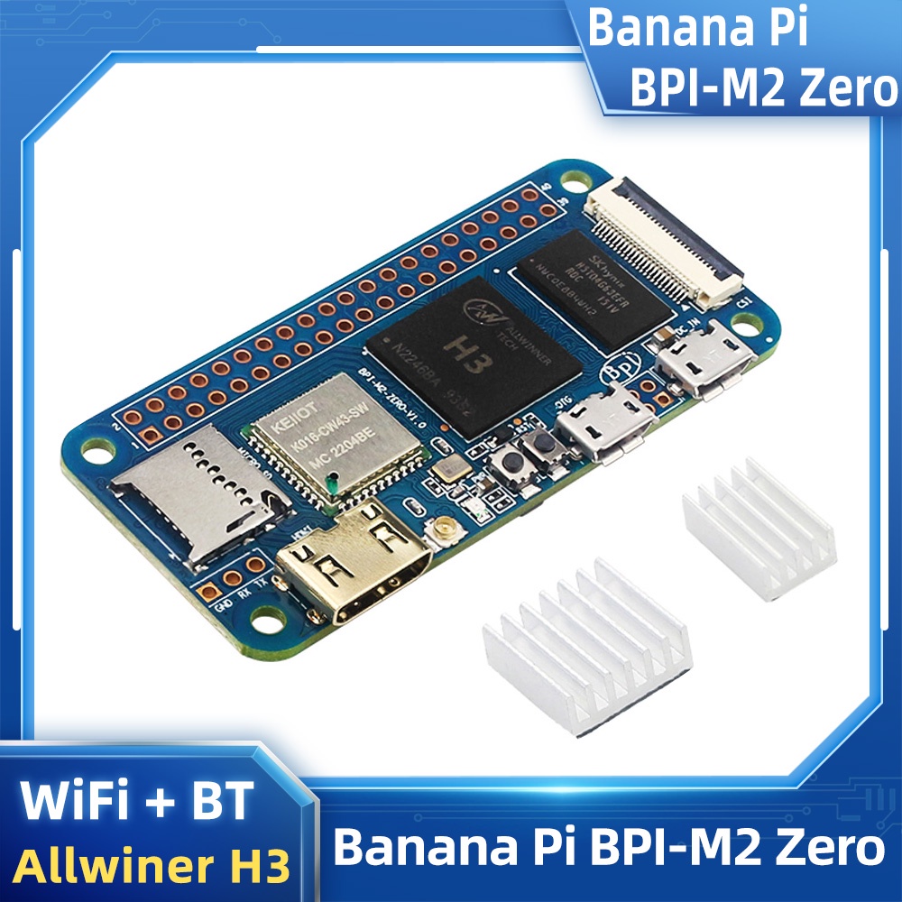 Banana Pi M2 Zero BPI-M2 Zero Alliwnner H3 Cortex-A7 WIFI & BT Same ...