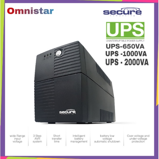 SECURE UPS 650VA 1000VA 2000VA Uninterruptible Power Supply | Shopee ... SECURE UPS 650VA 1000VA 2000VA Uninterruptible Power Supply | Shopee ...