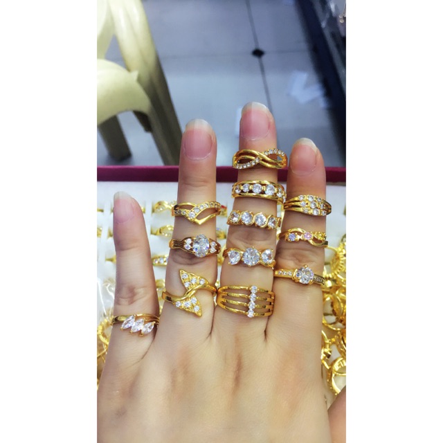 Bangkok gold ring ,,, | Shopee Philippines