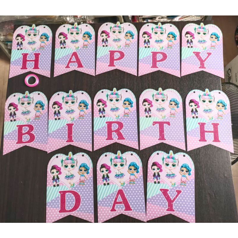LOL happy birthday banderitas | Shopee Philippines