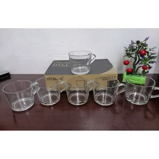 Delisoga Deli Glassware Glass TransparenT Drinking, Mug Set 6pcs 7cm ...