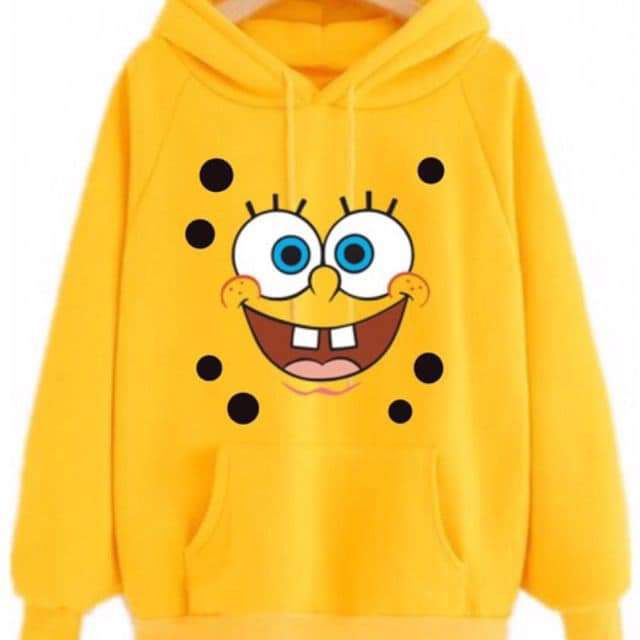 Spongebob Hoodie Jacket best quality outwear fashion women men hooded ...