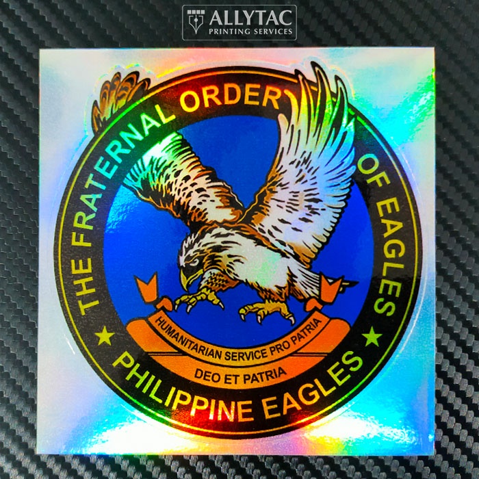 Philippine Eagles - Hologram Stickers Laminated | Shopee Philippines