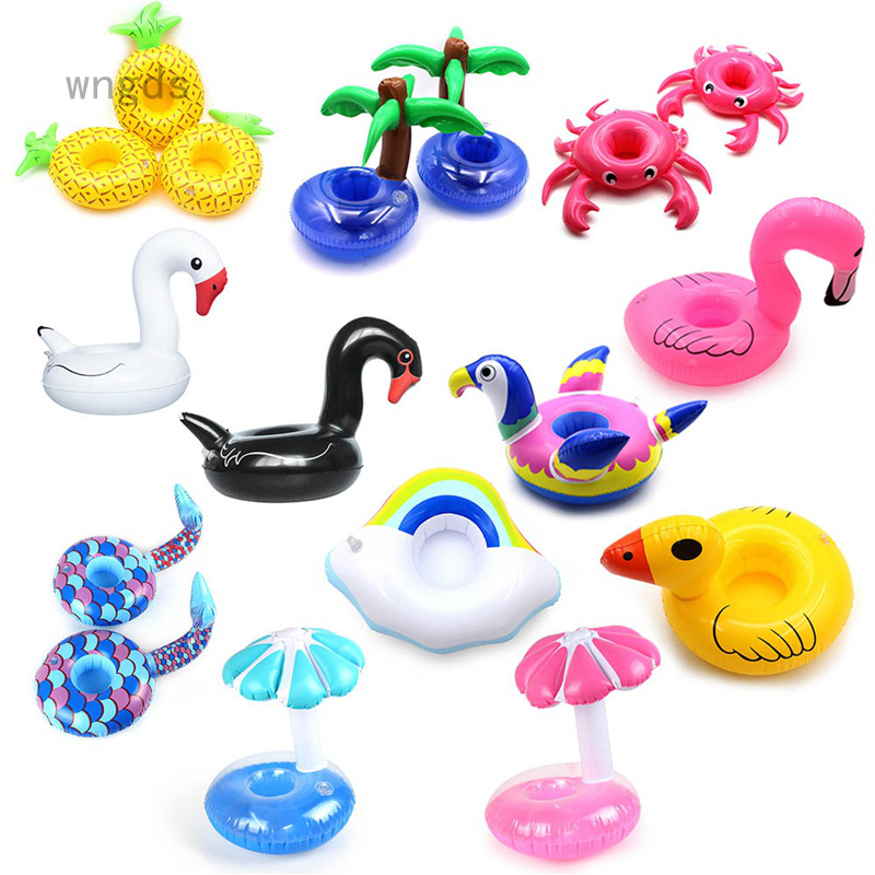 Inflatable Drink Holders Cup Coasters Floats Swimming Holder 当店だけの限定モデル