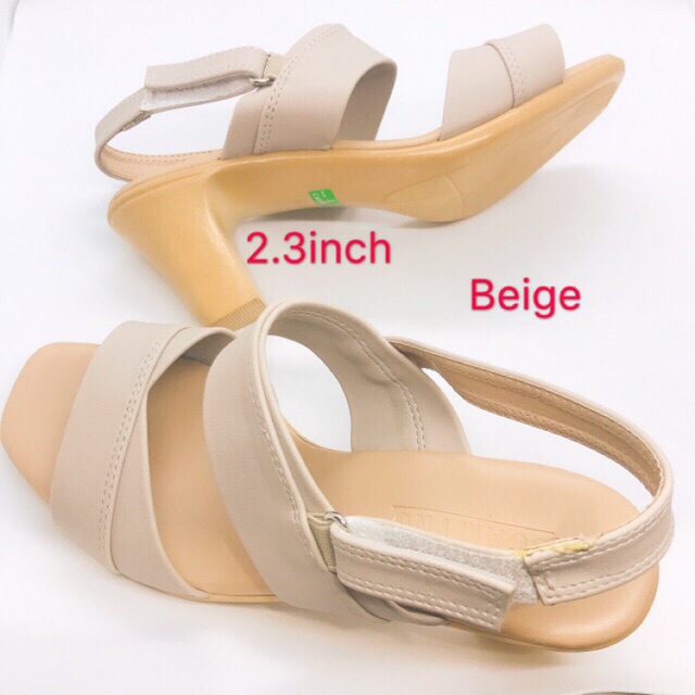 Korean women high heels sandals block heels | Shopee Philippines