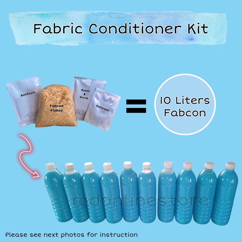 DIY Fabcon Kit for 10 liters (Pls see photos for instruction) | Shopee ...