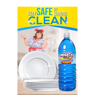 Mighty Clean Dishwashing Liquid Antibacterial Blue - (DWL blue) - 1.5 ...