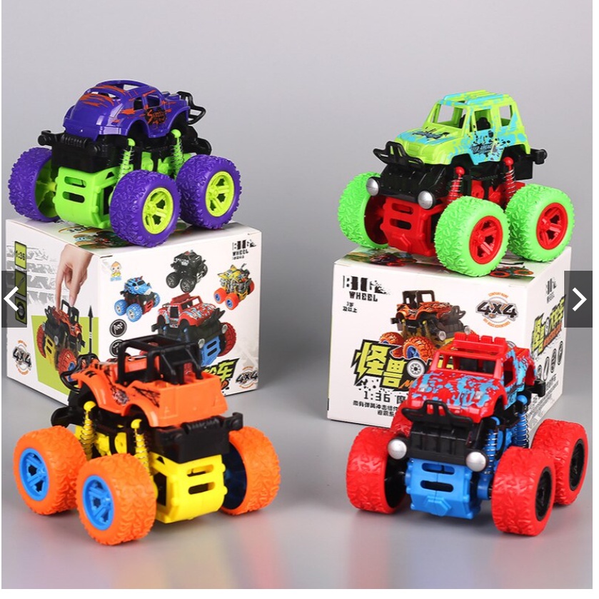 Monster Truck Inertia SUV Friction Power Vehicles Toy Cars without box ...